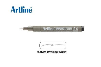 EK-234 0.4MM Artline Drawing System Pen (Black)