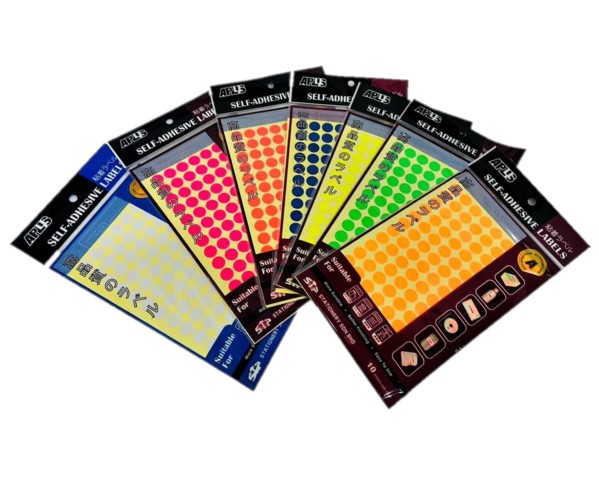 130 Aplus Colour Label 10's (13MM)